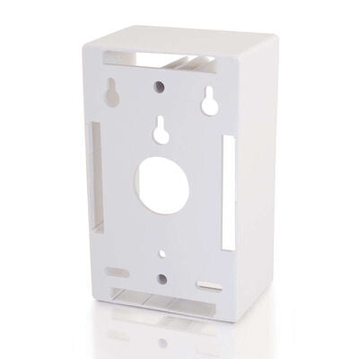 C2G Single Gang Wall Box Ivory – DataVisual Marketing Inc.