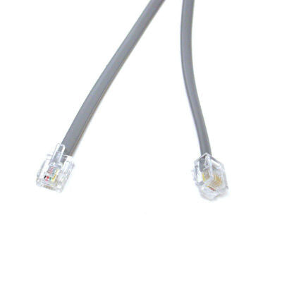 C2G 75ft RJ11 Modular Telephone Cable networking cable Grey 22.86 m ...