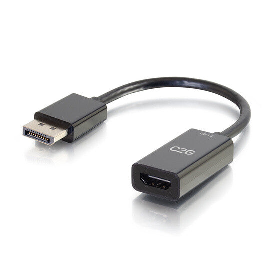 C2G 8in DisplayPort™ Male to HDMI® Female Passive Adapter Converter ...