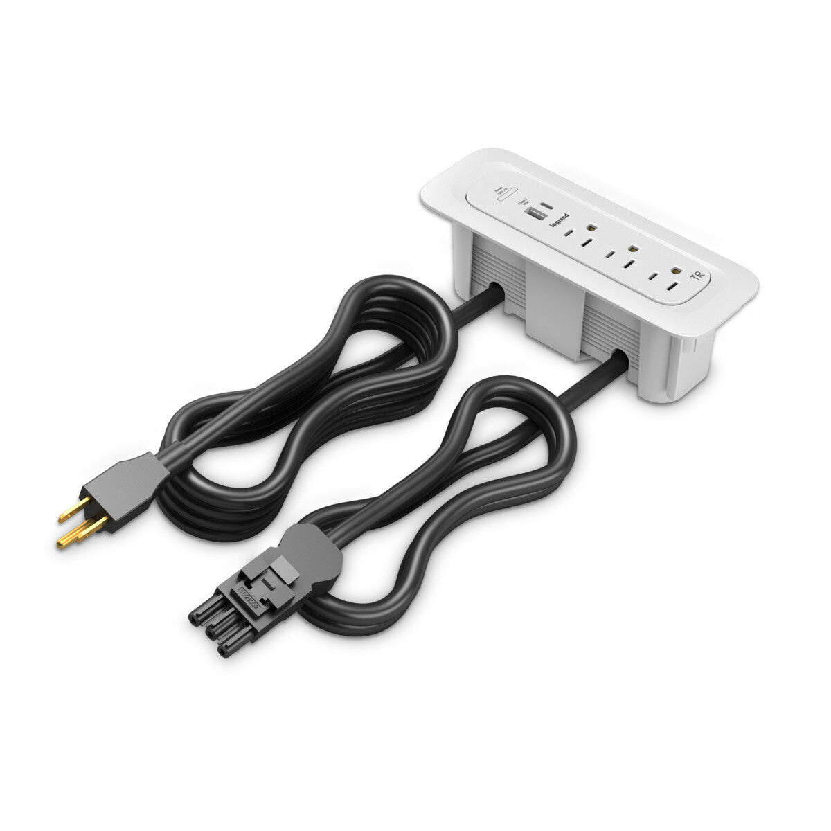 WIREMOLD MDSF10-WH power extension 0.91 m 3 AC outlet(s) Indoor White ...