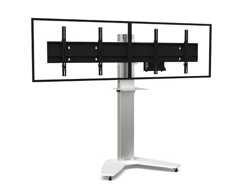 AXEOS OSYX monitor mount / stand 139.7 cm (55") Floor White ...
