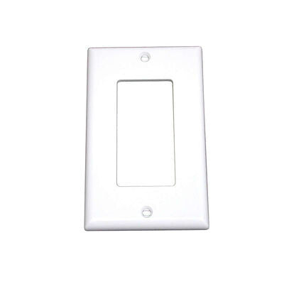 C2G Decorative Single Gang Wall Plate - White – DataVisual Marketing Inc.