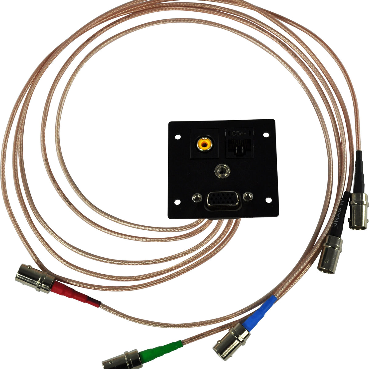 FSR IPS-SF941T socket-outlet VGA + 3.5mm + RCA + RJ-45 Black ...
